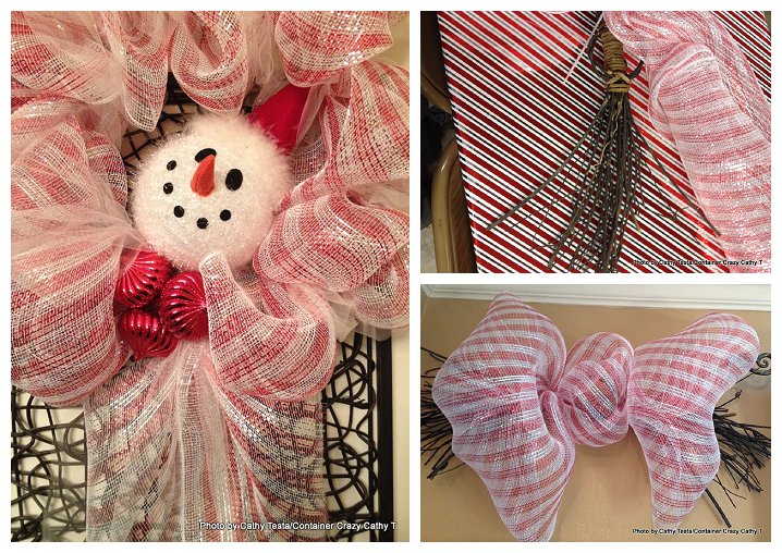 Using Zip Ties to attach Deco Mesh Ribbon to your Decorating Projects ...