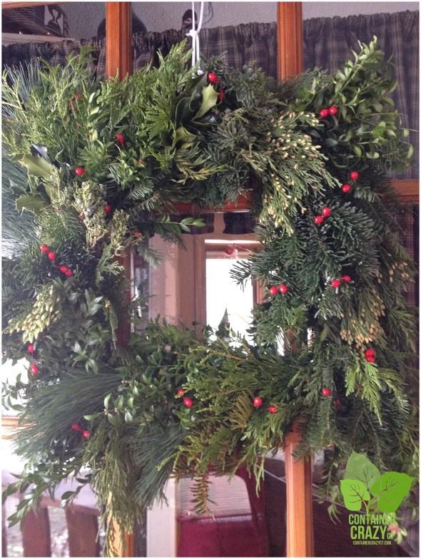 My First Square Wreath Done! | Container Crazy CT